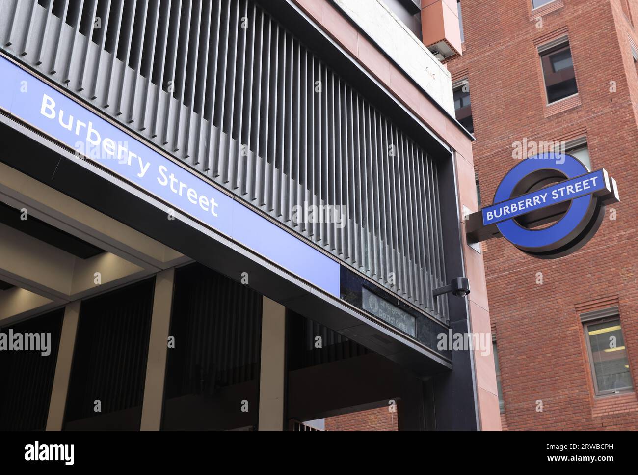 Bond Street station has been transformed into Burberry Street station ...