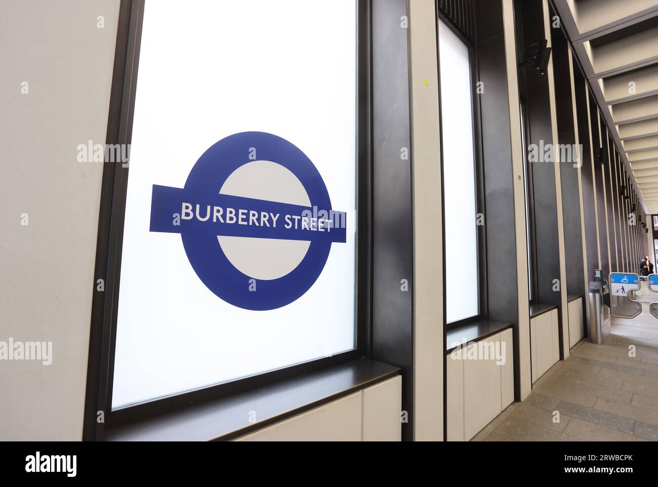 Bond Street station has been transformed into Burberry Street station ...