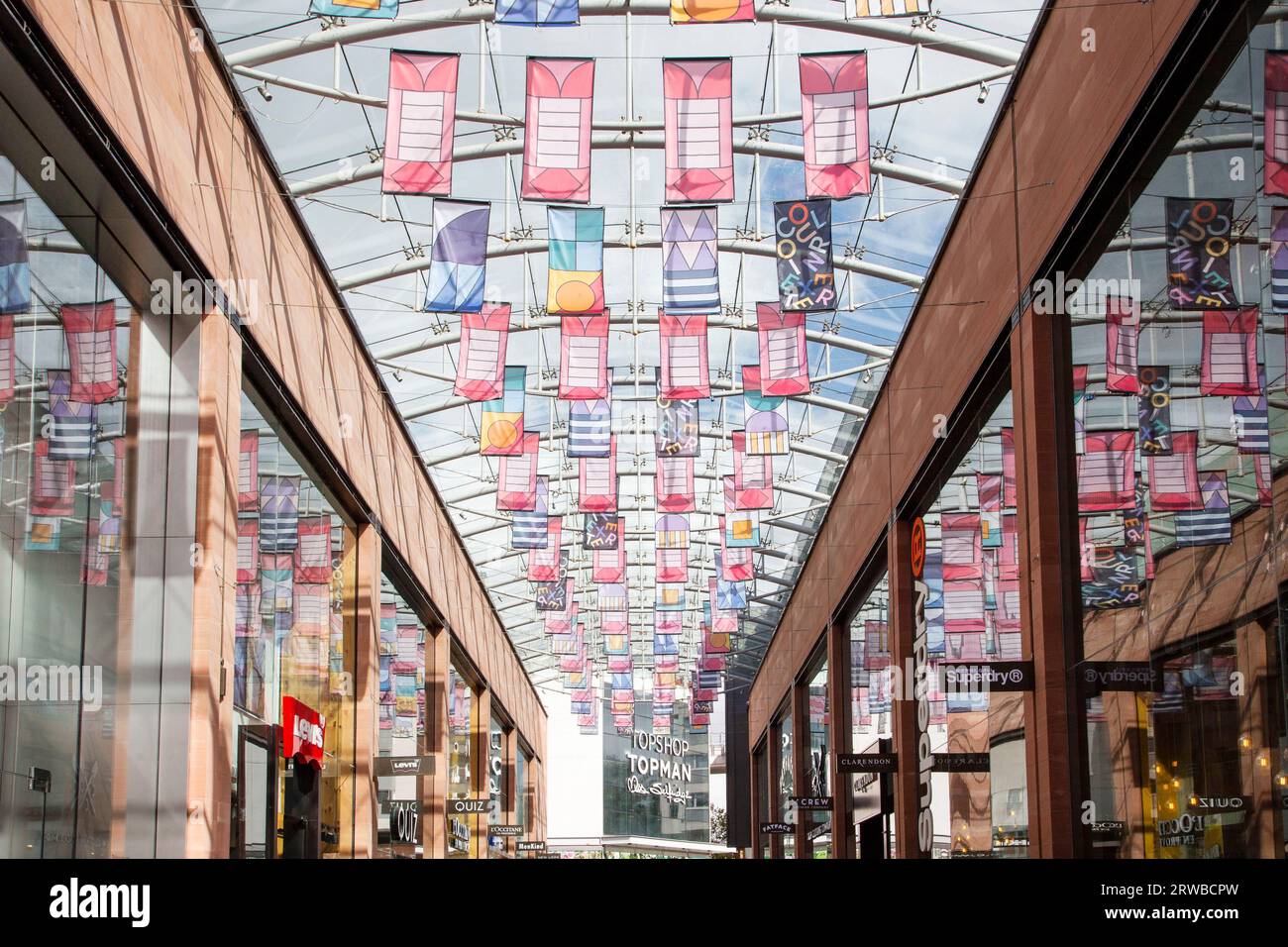 Princesshay shopping centre Exeter Autumn 2023 Stock Photo - Alamy