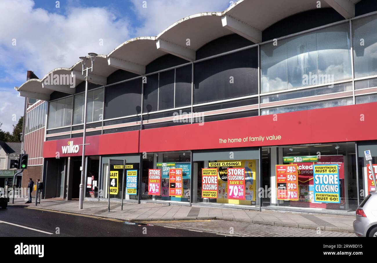 Feature on Bridgend, a town in Wales, UKThe town has many derelict ...