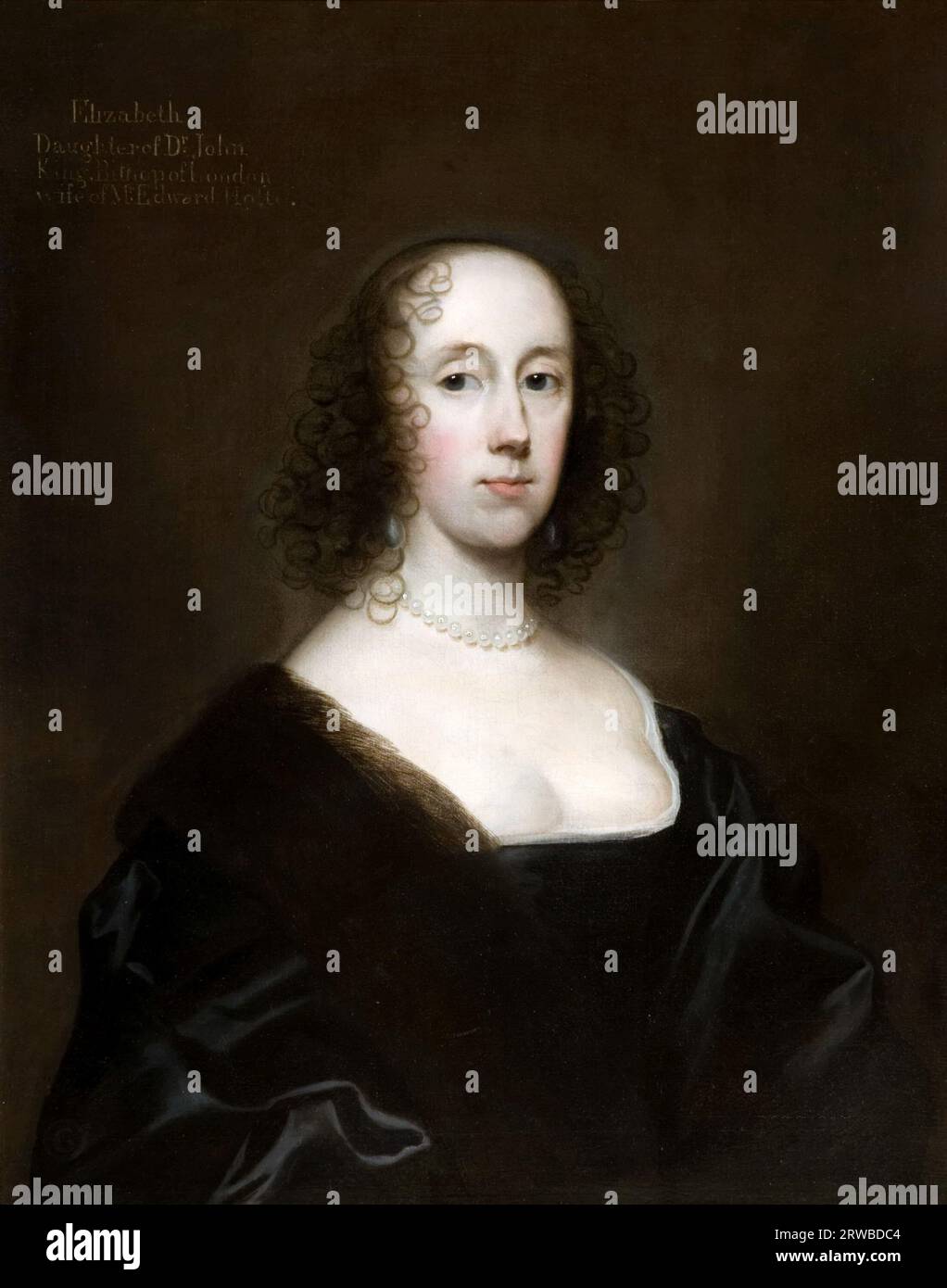 Portrait of elizabeth holte nee king hi-res stock photography and ...