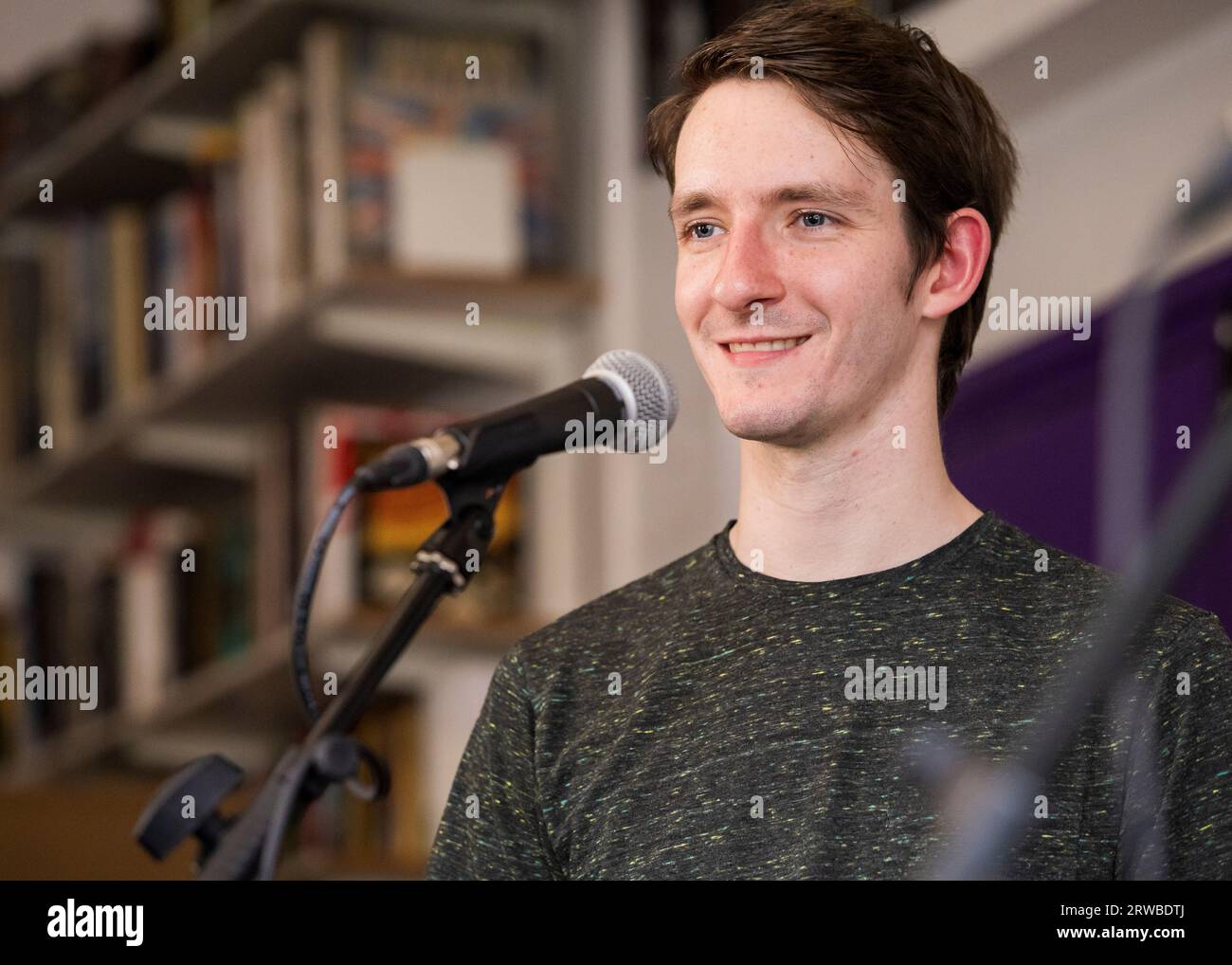 Lizzy Parker and Liam McGrath recording West End New Friends, Upstairs ...