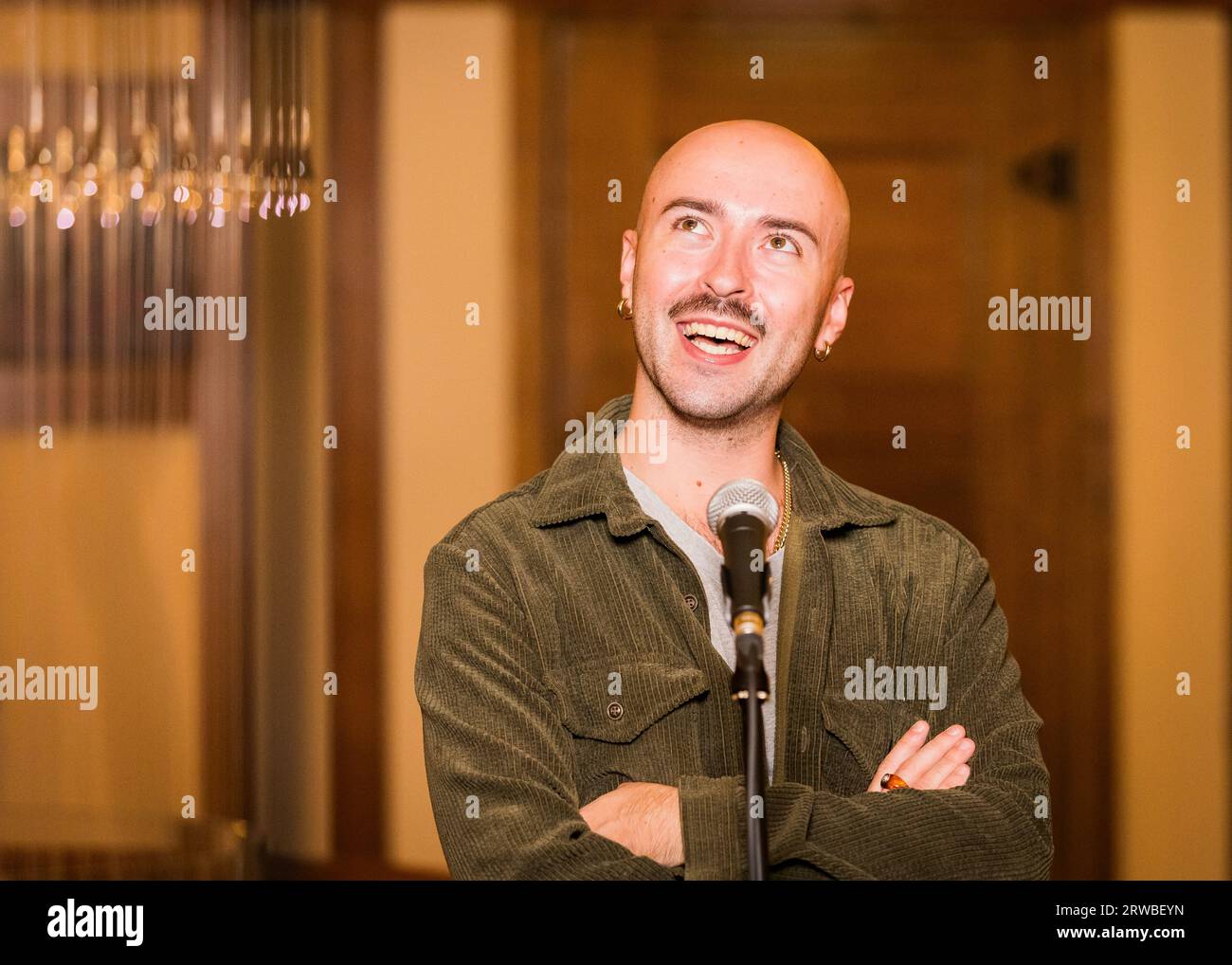 Rob Madge and Aimee McQueen recording West End New Friends at Victoria ...