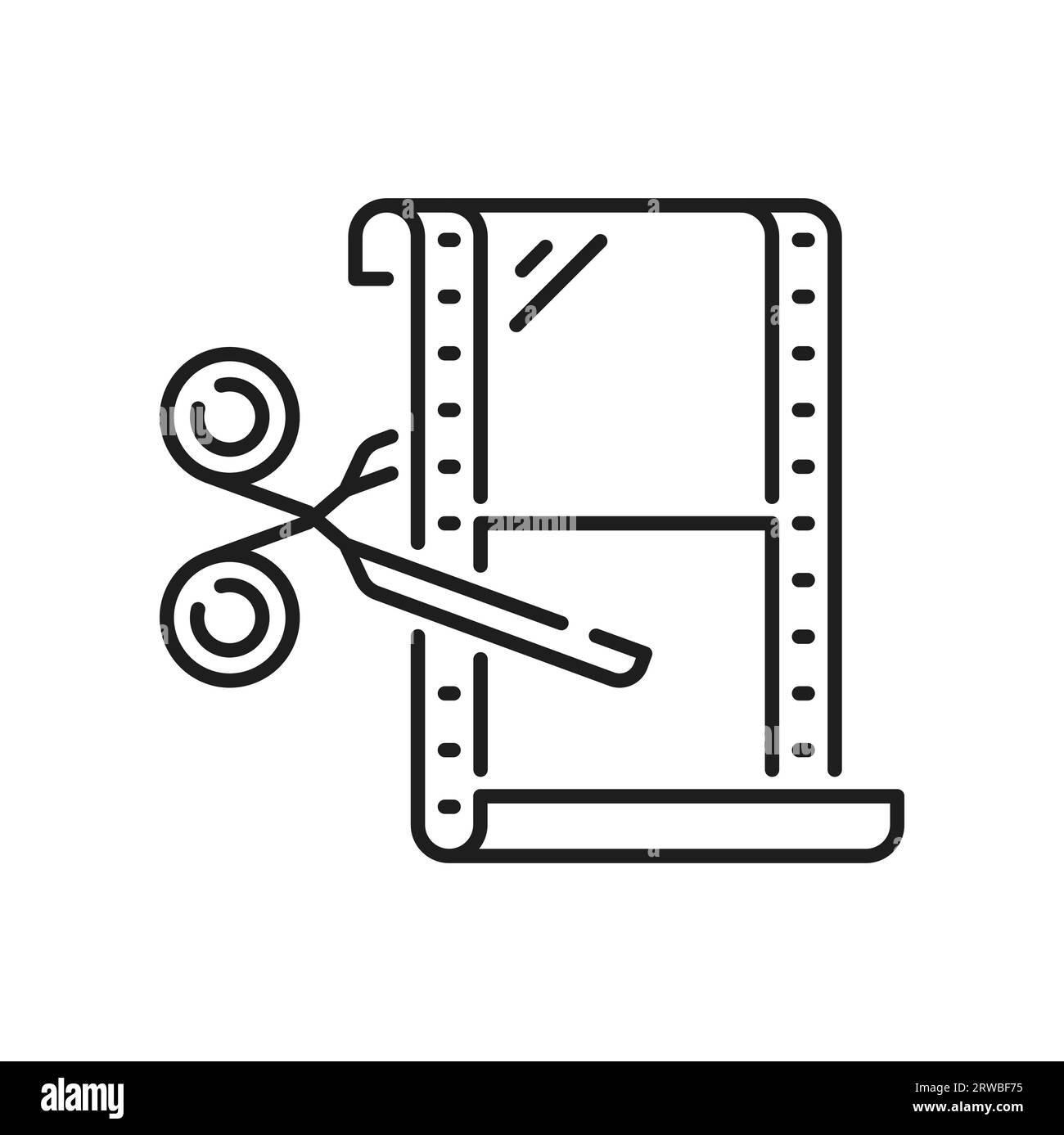 Strip cutting Stock Vector Images - Alamy