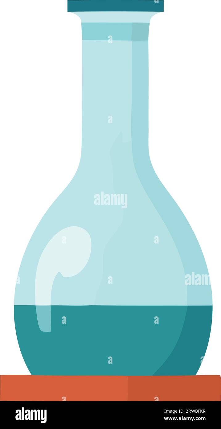 laboratory flask with liquid icon Stock Vector Image & Art - Alamy