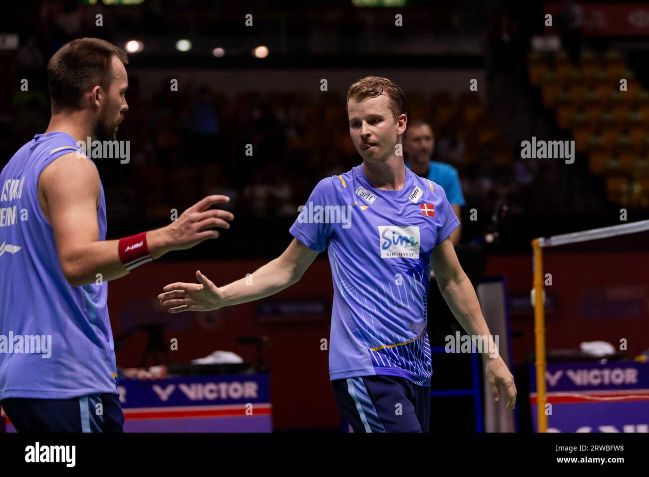 Hong Kong, China. 17th Sep, 2023. Kim Astrup, Anders Skaarup Rasmussen ...
