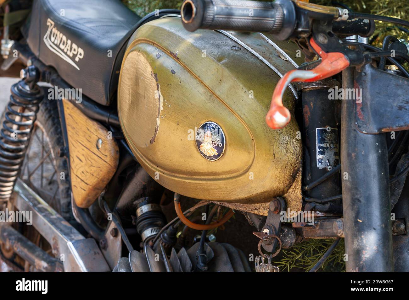 Old vintage motorcycle Stock Photo - Alamy