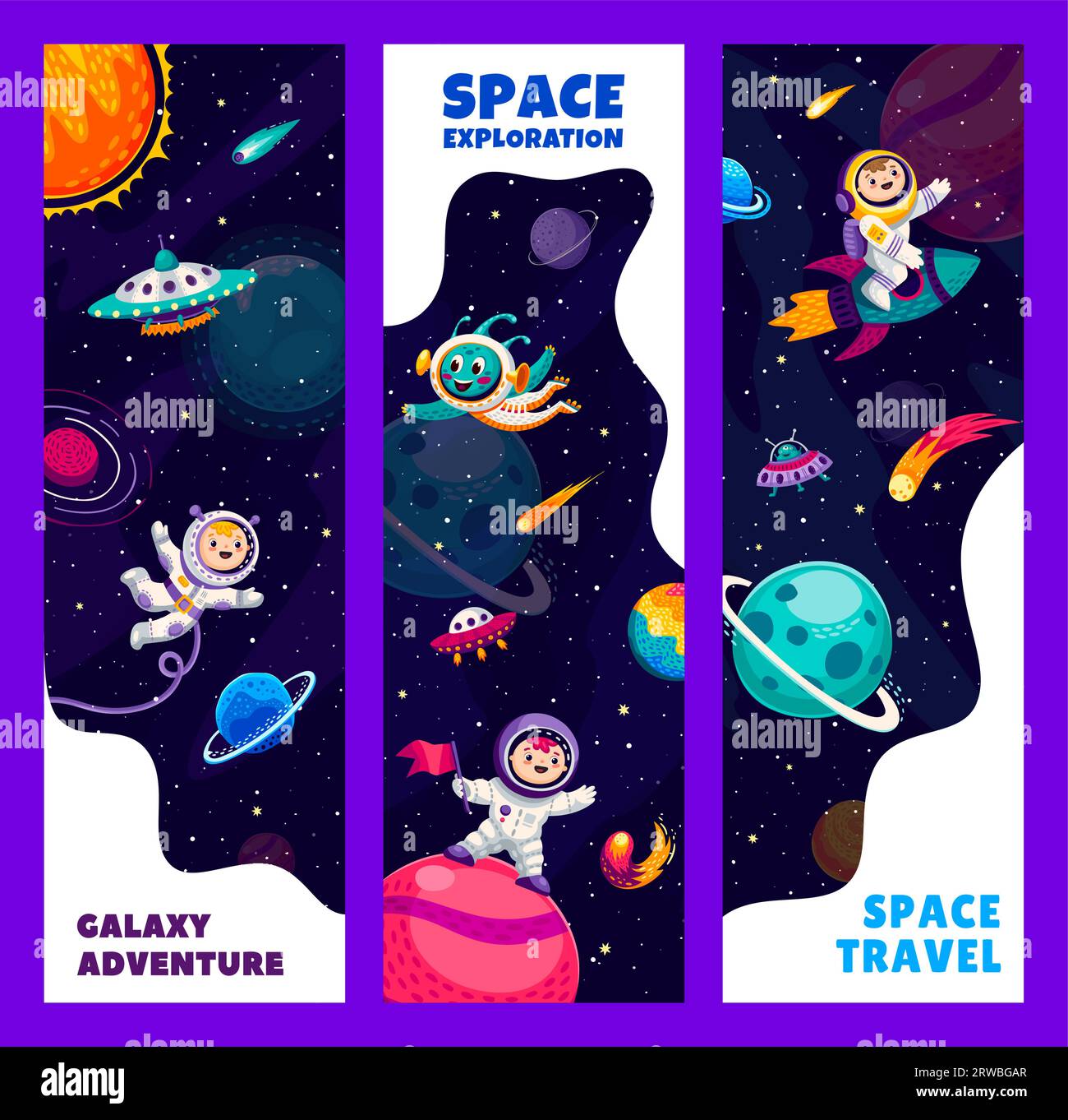 Astronauts on the moon earth background Stock Vector Images - Alamy