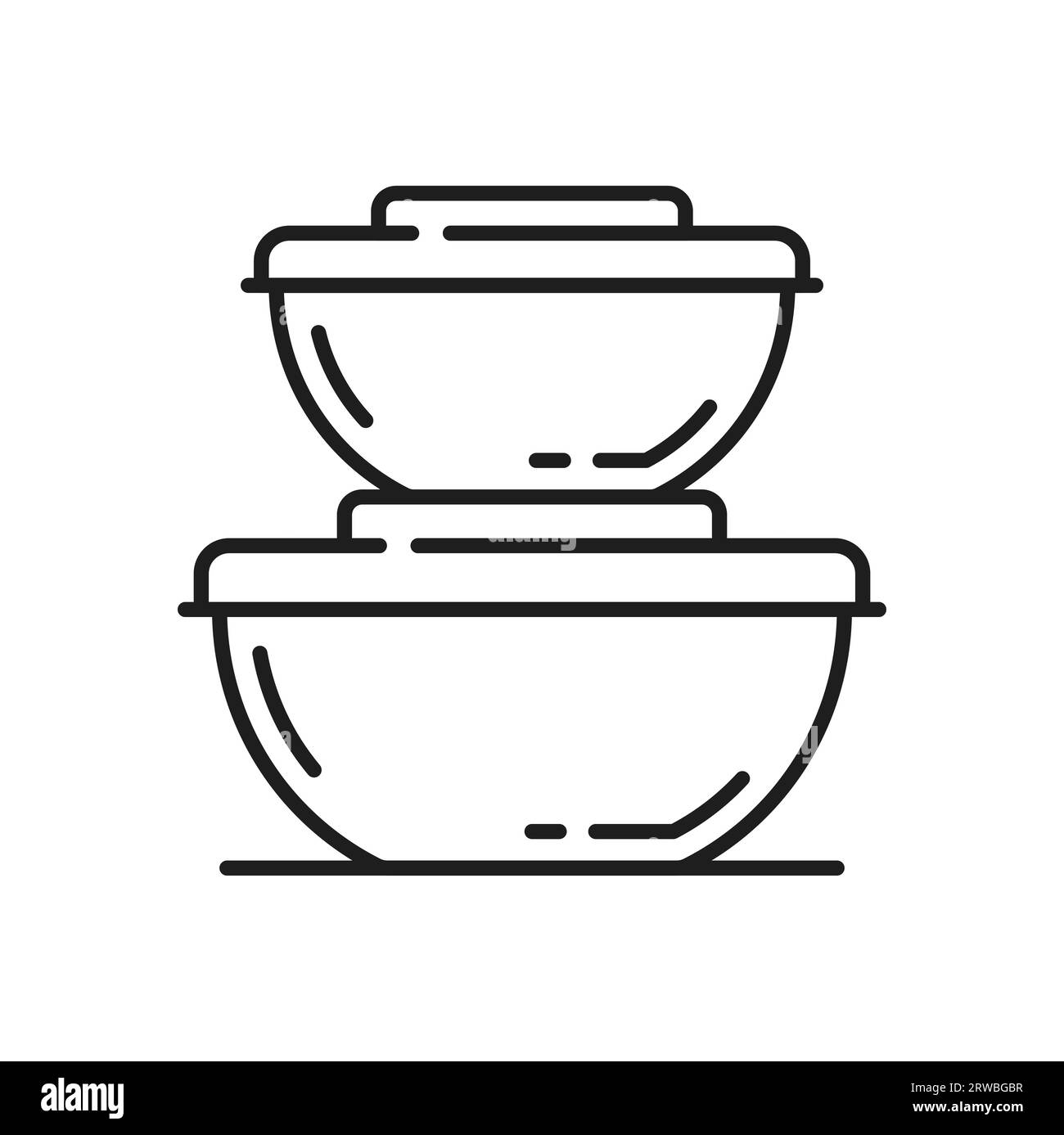 Round boxes plastic containers, glass food container for soup and salad ...