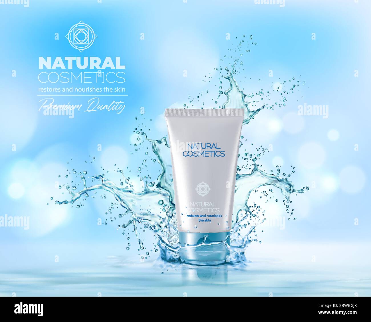 Hydration and splash Stock Vector Images - Alamy