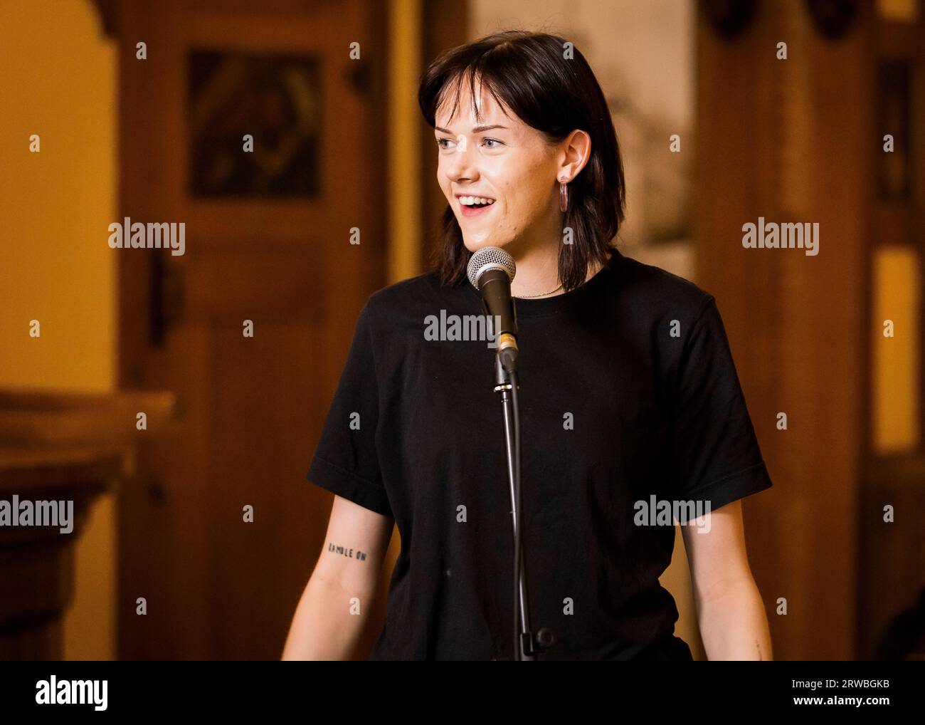 Ellie Skye and Laura Hickie recording West End New Friends at the ...