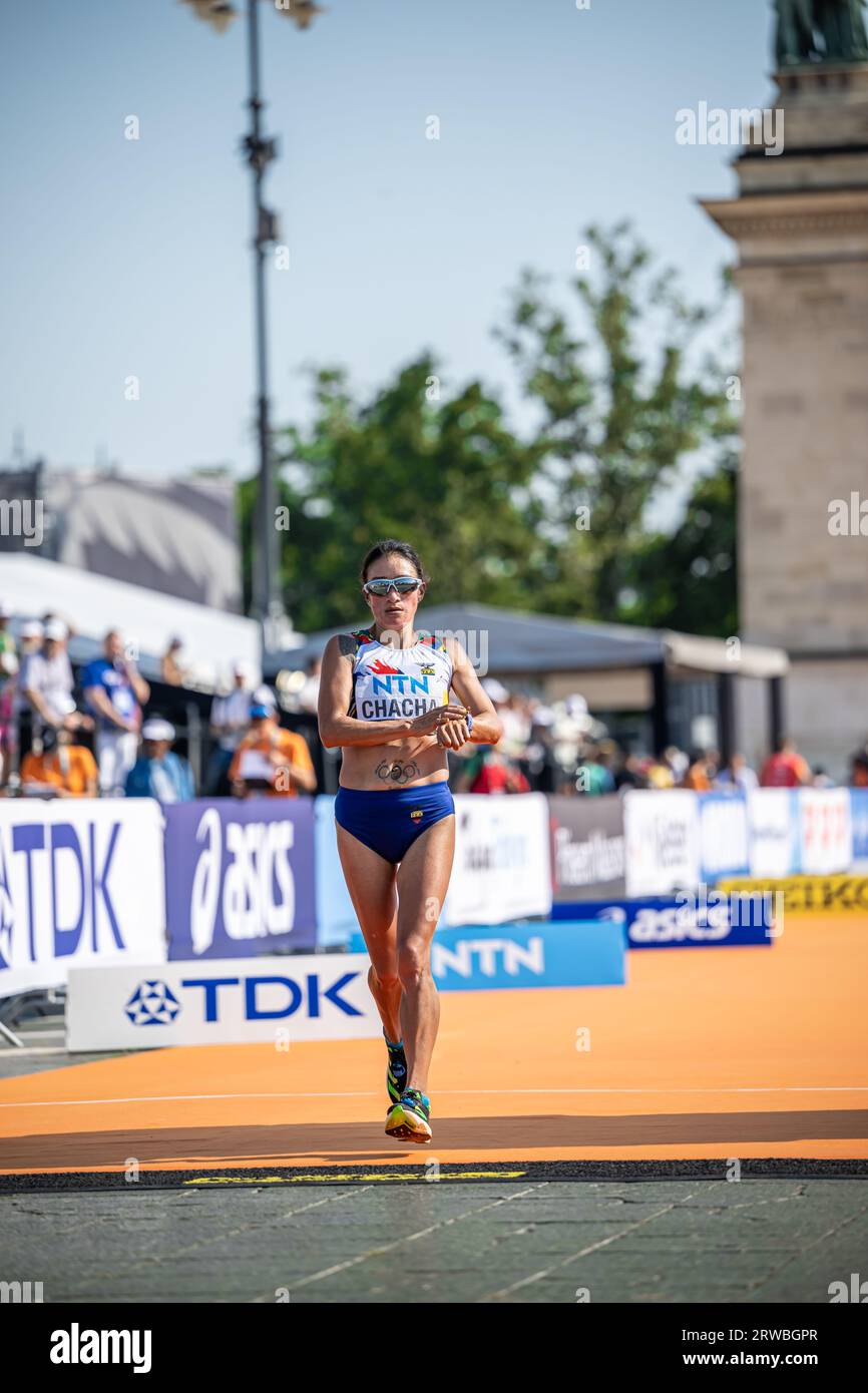 Rosa Alva CHACHA CHACHA participating in the marathon at the World ...