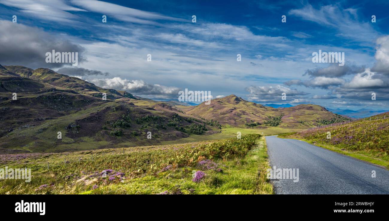 Scottish highlands in Ross and Cromarty Stock Photo - Alamy