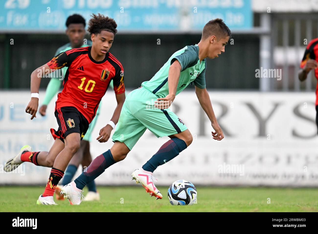Rafael Quintas (6) of Portugal pictured during a friendly soccer game ...