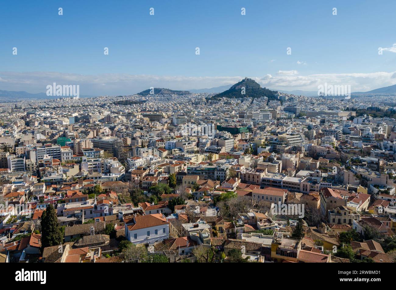 Athens city scape hi-res stock photography and images - Alamy