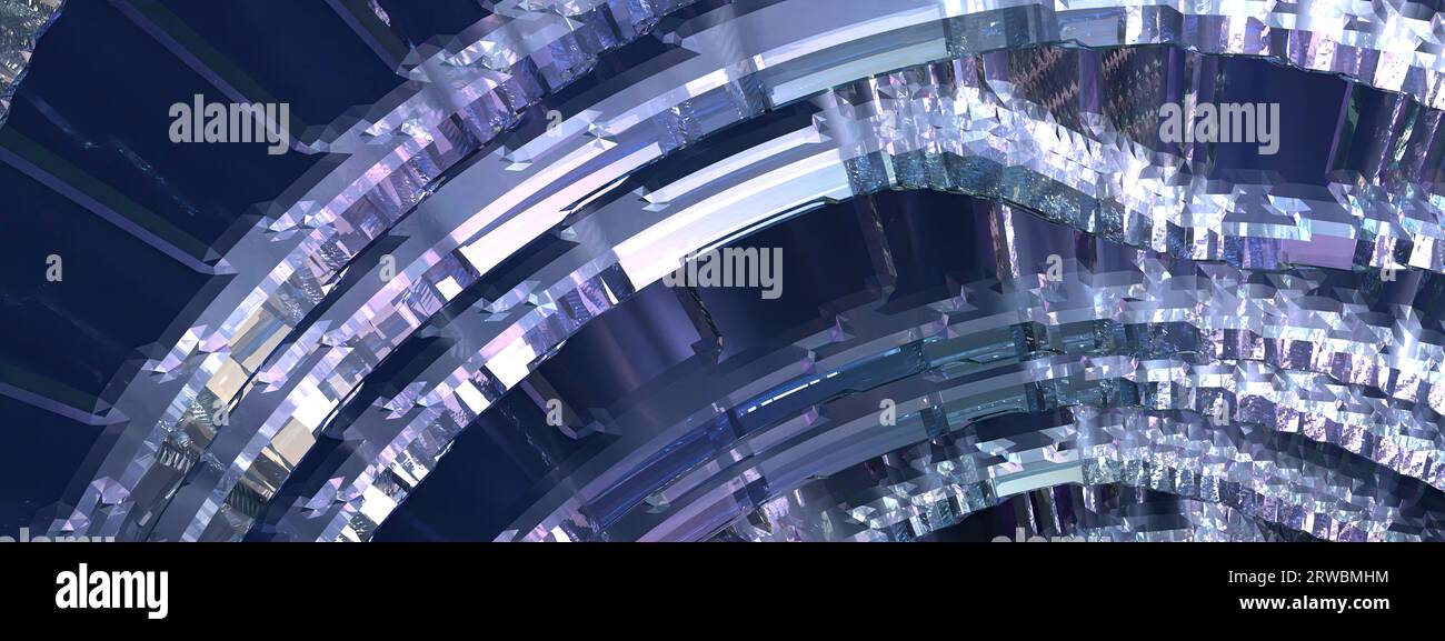 Beautiful reflection and refraction of crystal magnified purple Elegant ...