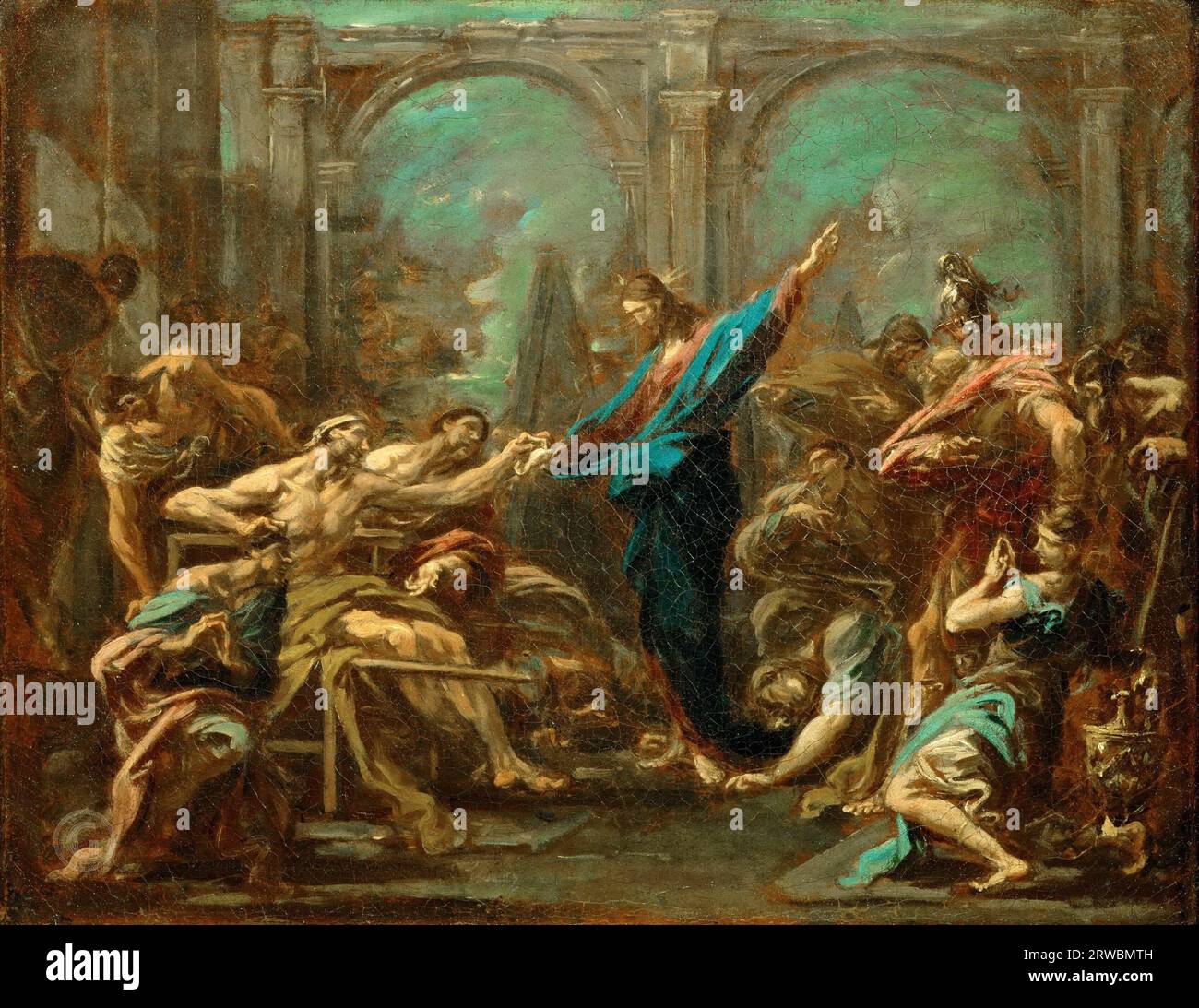 Christ heals hi-res stock photography and images - Alamy