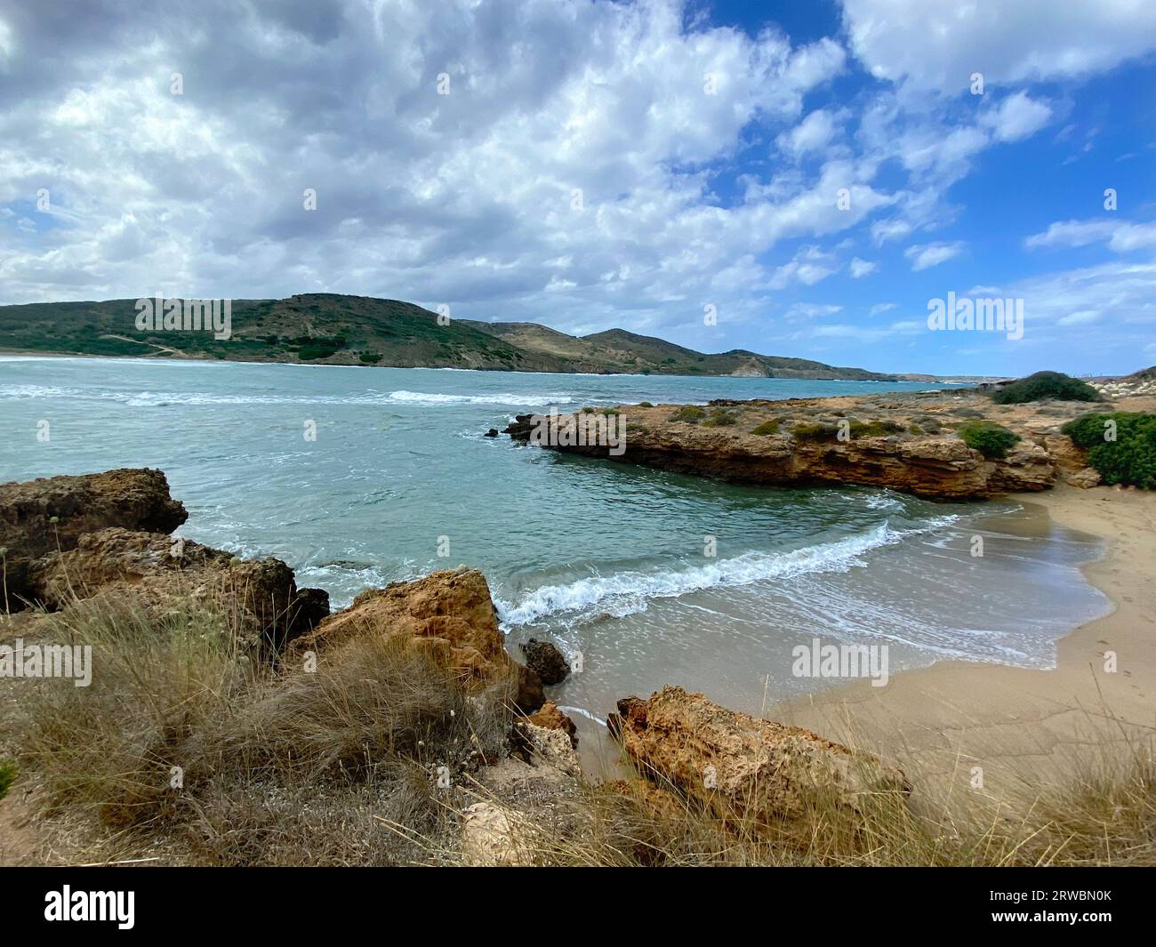 Menorca fornells beach hi-res stock photography and images - Alamy