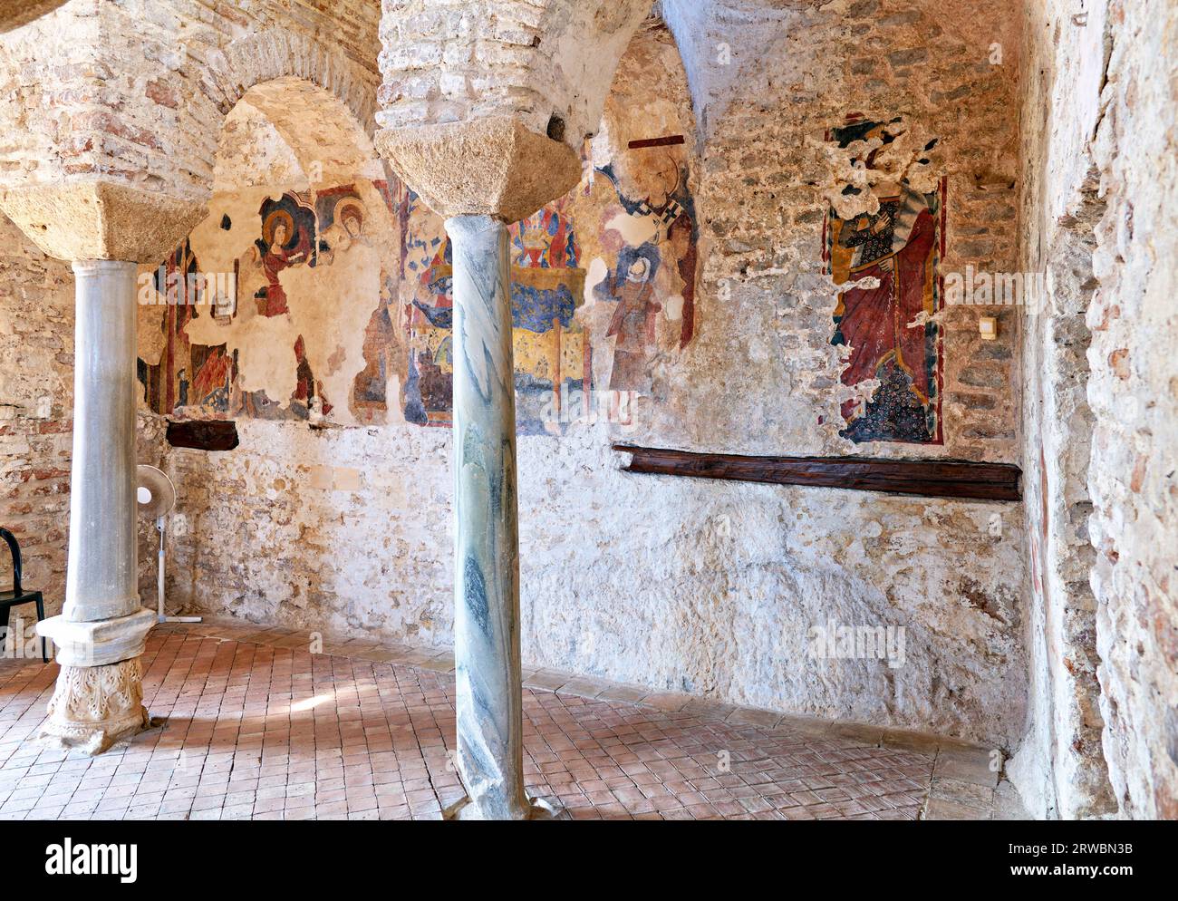 Stilo Calabria Italy. Frescoes in the interior of the Cattolica di ...