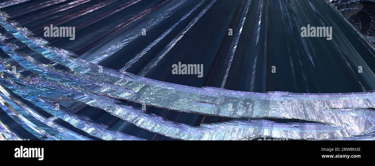 Elegant and Modern 3D Rendering image background of crystal reflection ...