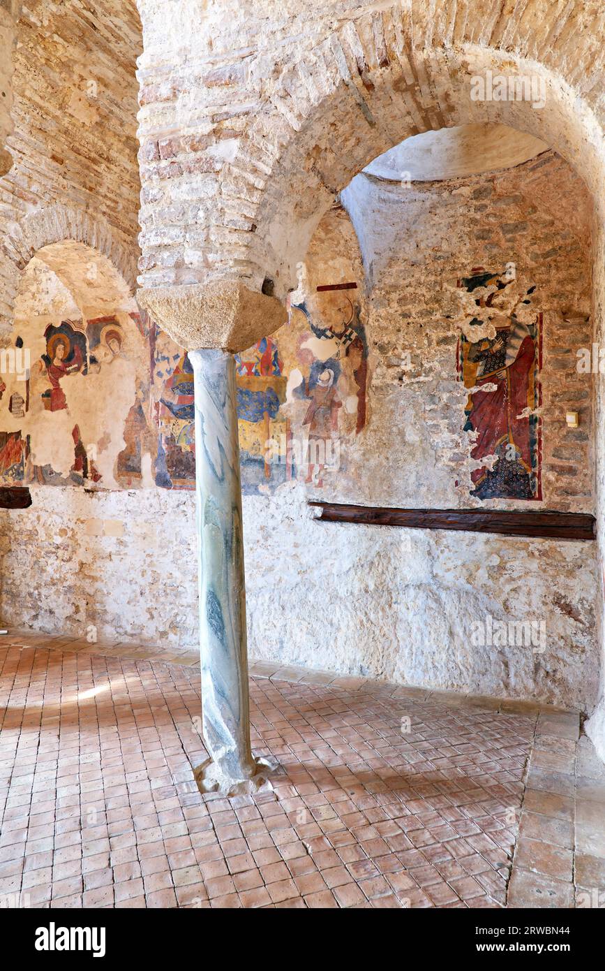 Stilo Calabria Italy. Frescoes in the interior of the Cattolica di ...