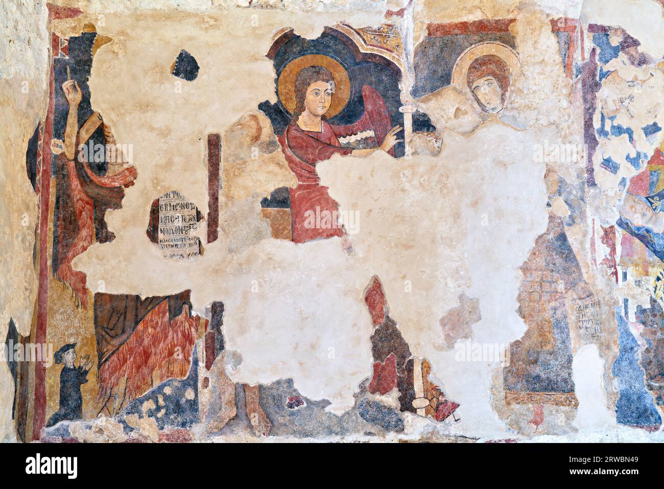 Stilo Calabria Italy. Frescoes in the interior of the Cattolica di ...