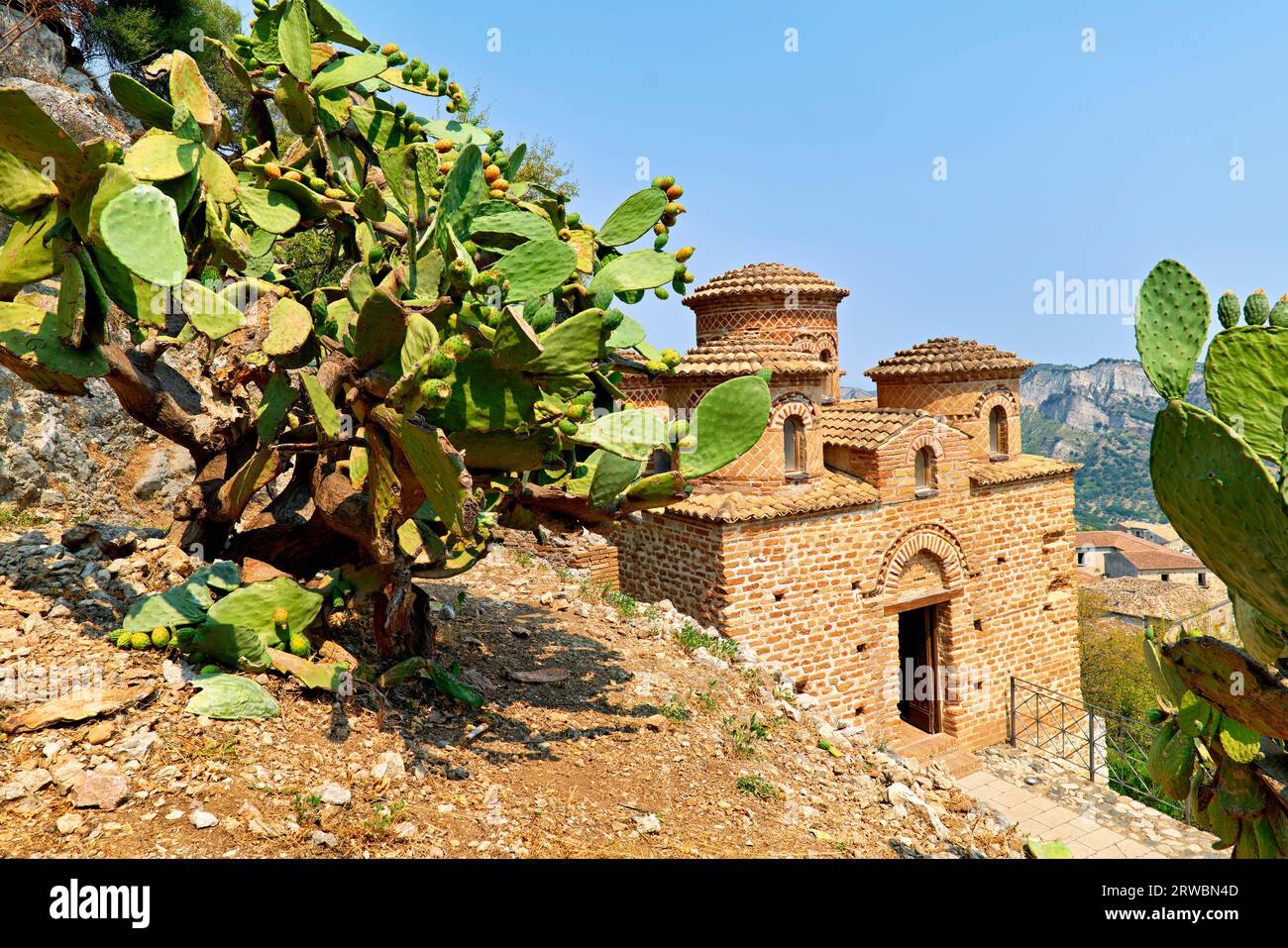 Stilo Calabria Italy. Cattolica di Stilo byzantine church Stock Photo ...