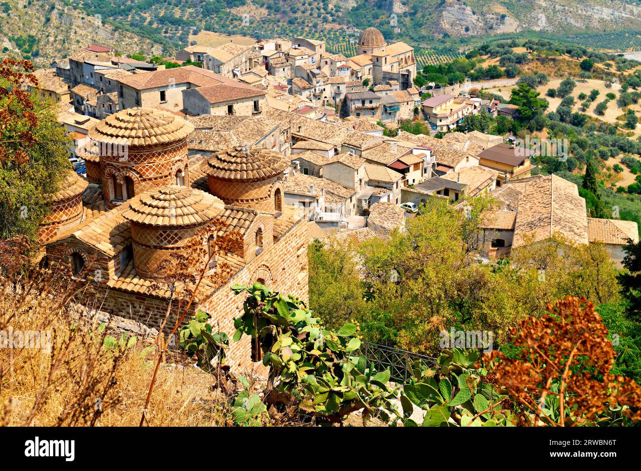 Stilo Calabria Italy. Cattolica di Stilo byzantine church Stock Photo ...