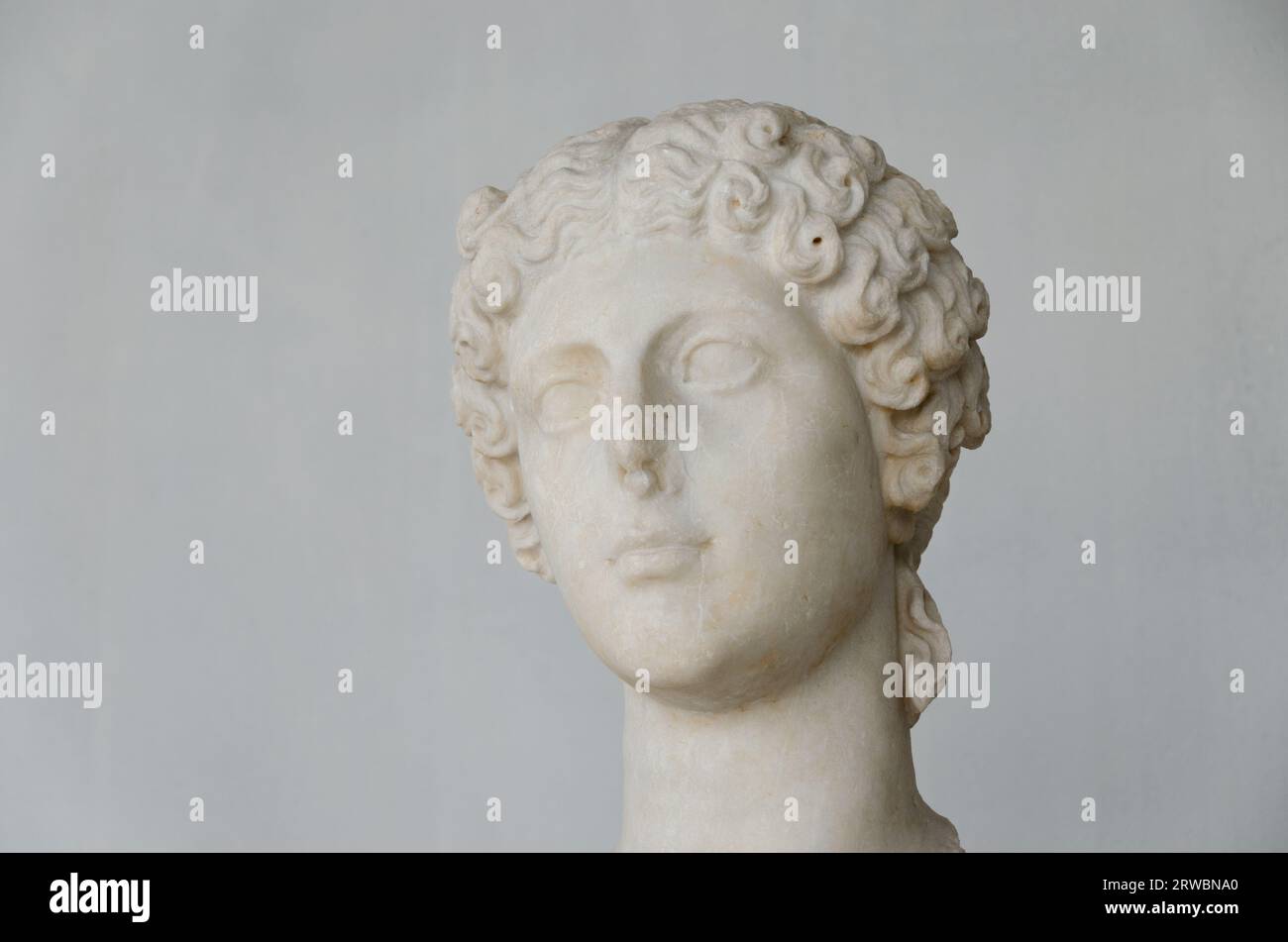 Greek classic bust in Athens, Greece Stock Photo - Alamy