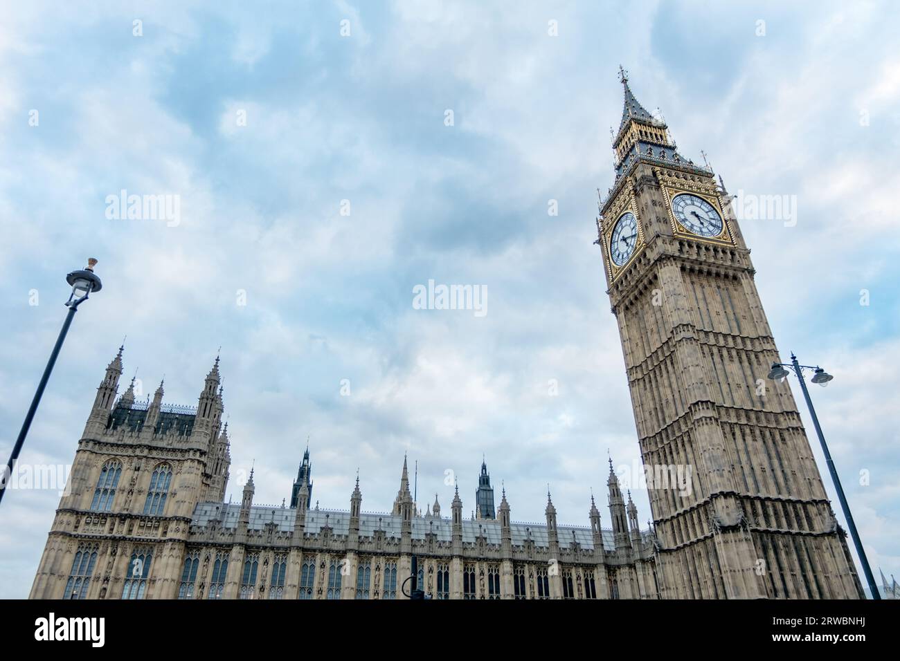 Big Ben, the Great Bell of the Great Clock of Westminster, at the north ...
