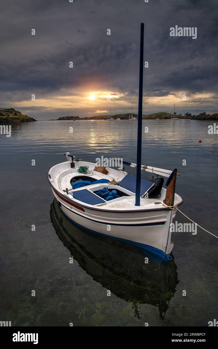 Dawn in Port Lligat, Cadaques, Spain Stock Photo - Alamy