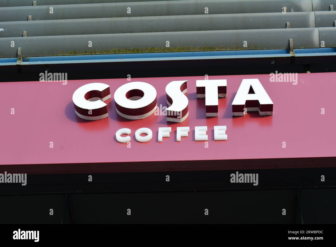 Costa Coffee sign Stock Photo - Alamy