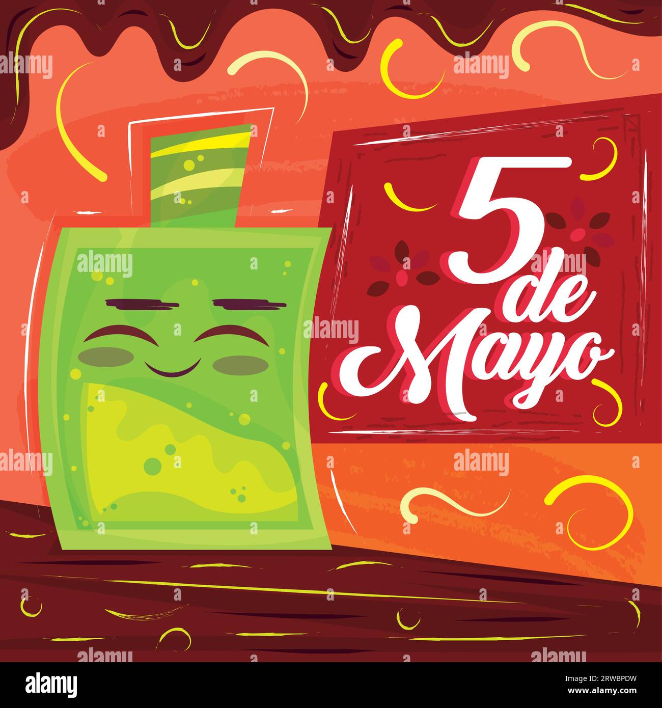 Happy tequila bottle character Cinco de mayo poster Vector Stock Vector ...
