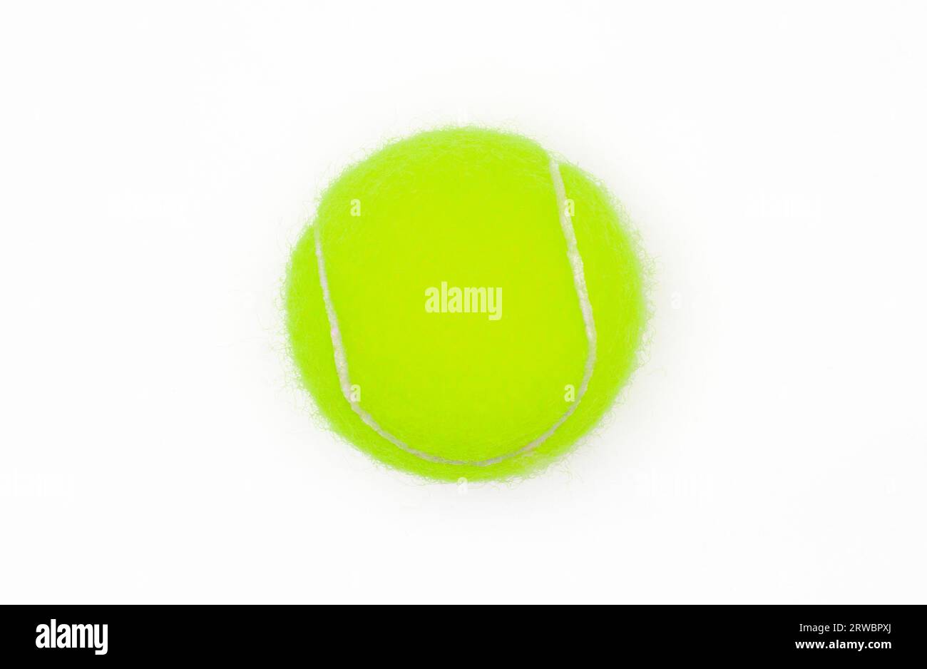 Close-up shot of one tennis ball lying next to each other. White ...