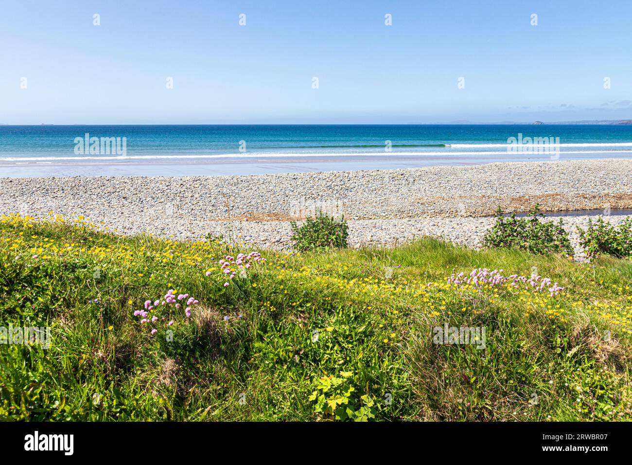 Newgale beach in the Pembrokeshire Coast National Park, West Wales UK ...