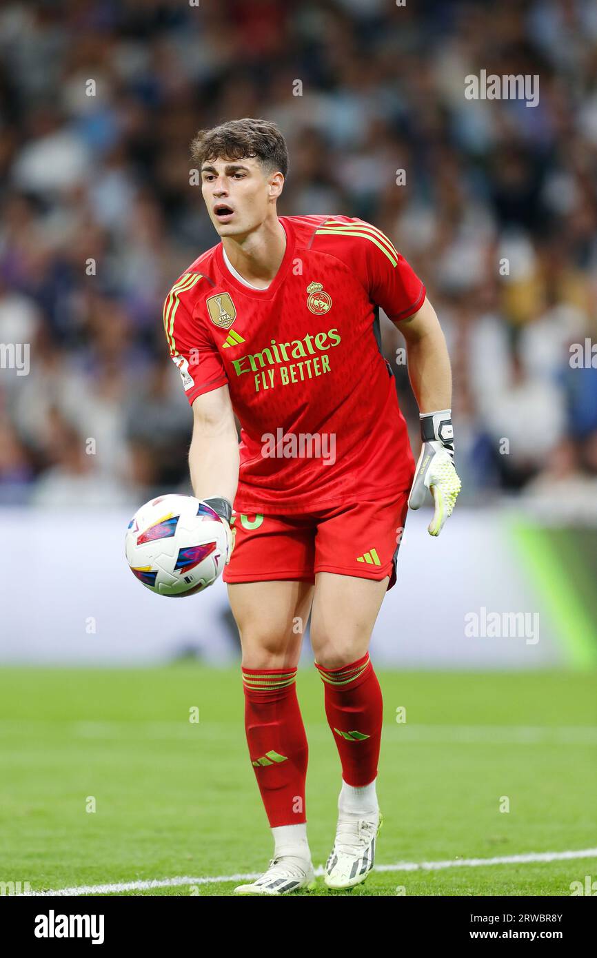 Madrid, Spain. 17th Sep, 2023. Kepa Arrizabalaga (Real) Football/Soccer ...