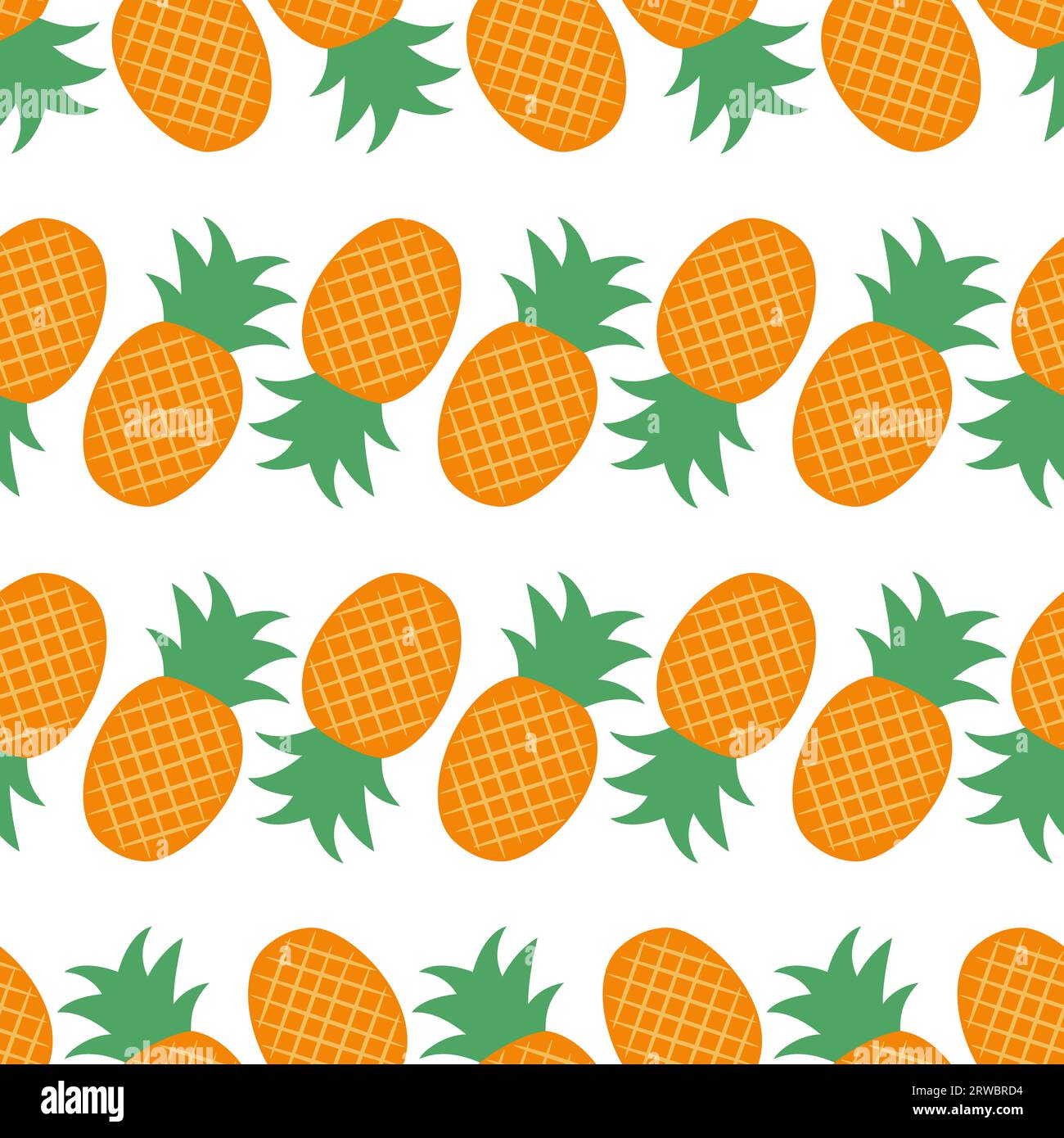 Vector seamless pattern. Image of pineapple Stock Vector Image & Art ...