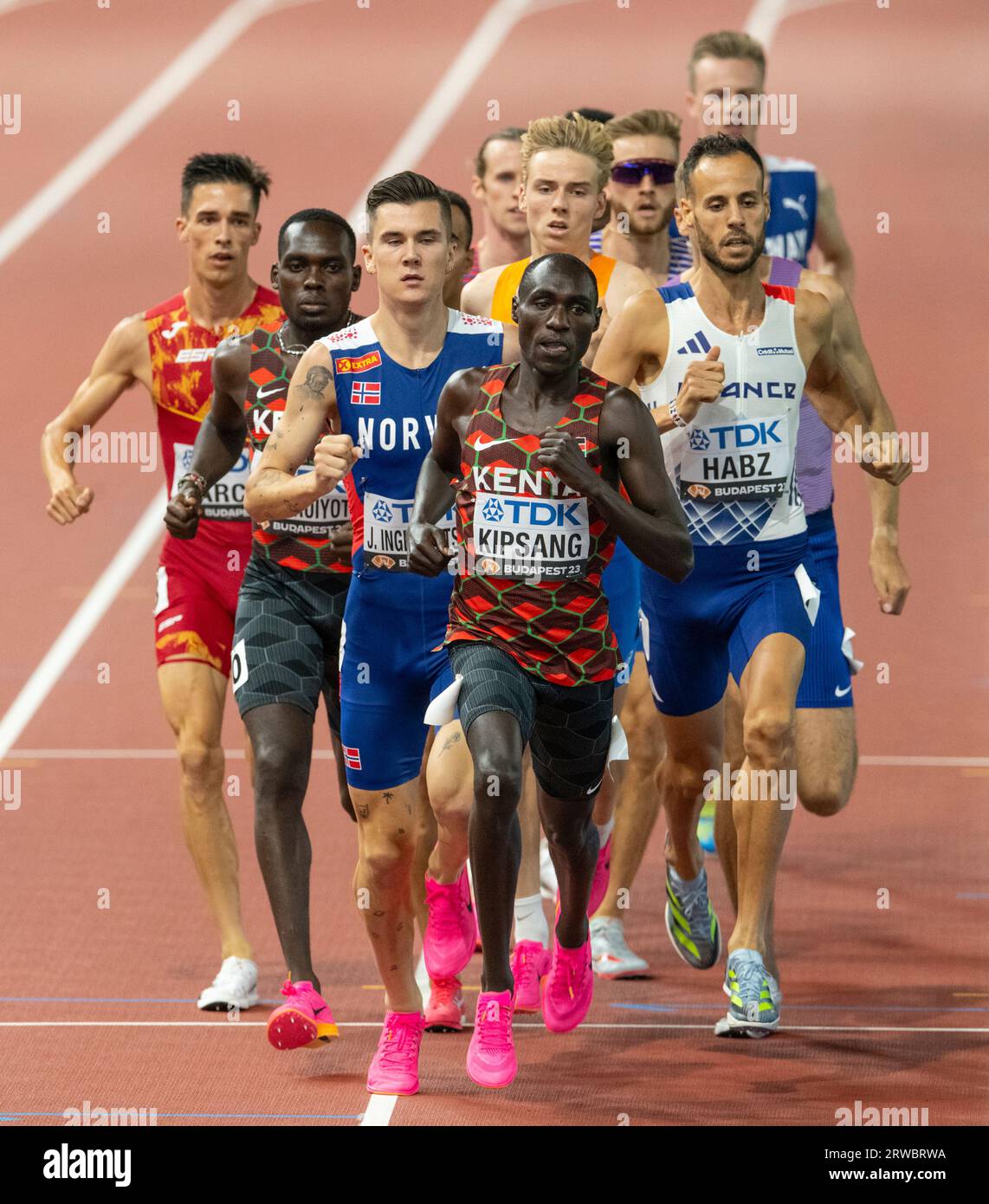 Abel Kipsang of Kenya competing in the1500m men final on day five at ...