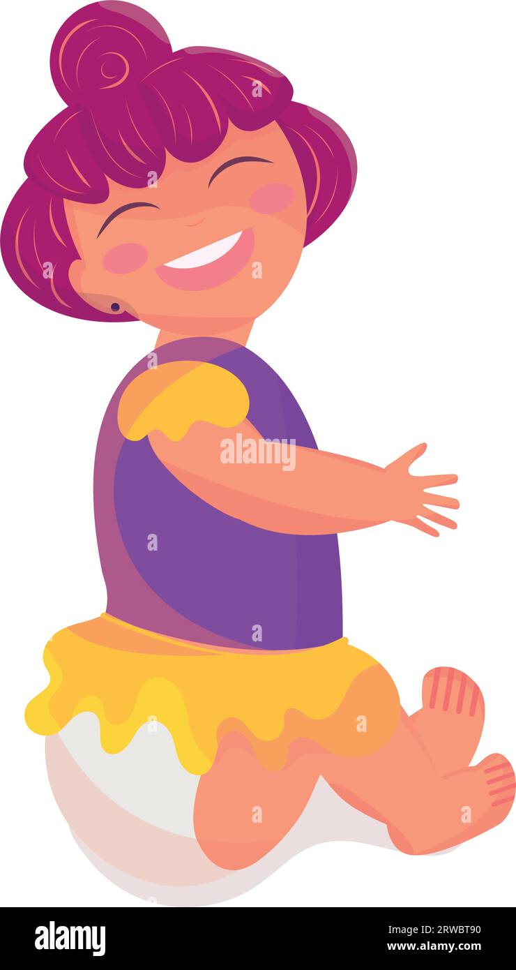 Family toddler diaper Stock Vector Images - Alamy