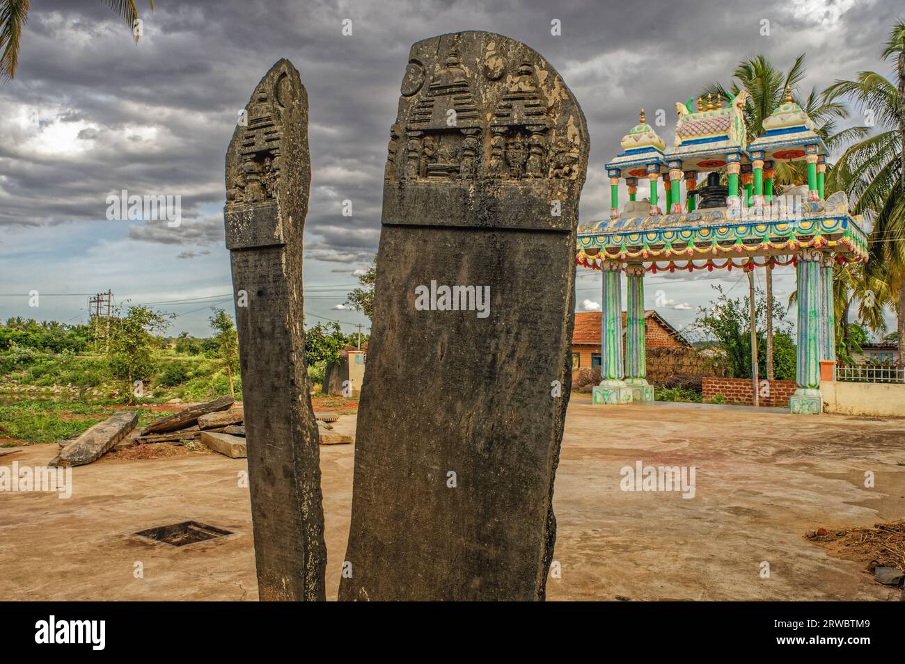 06 06 20 15 Black Stone inscription, Basaveshwara temple, Belur, Haveri ...