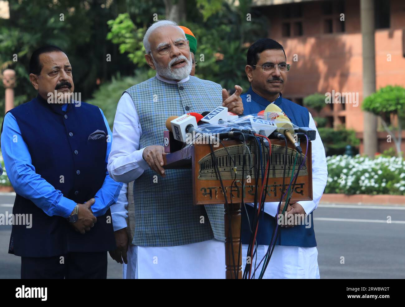 New Delhi, India. 18th Sep, 2023. Indian Prime Minister, Narendra Modi ...