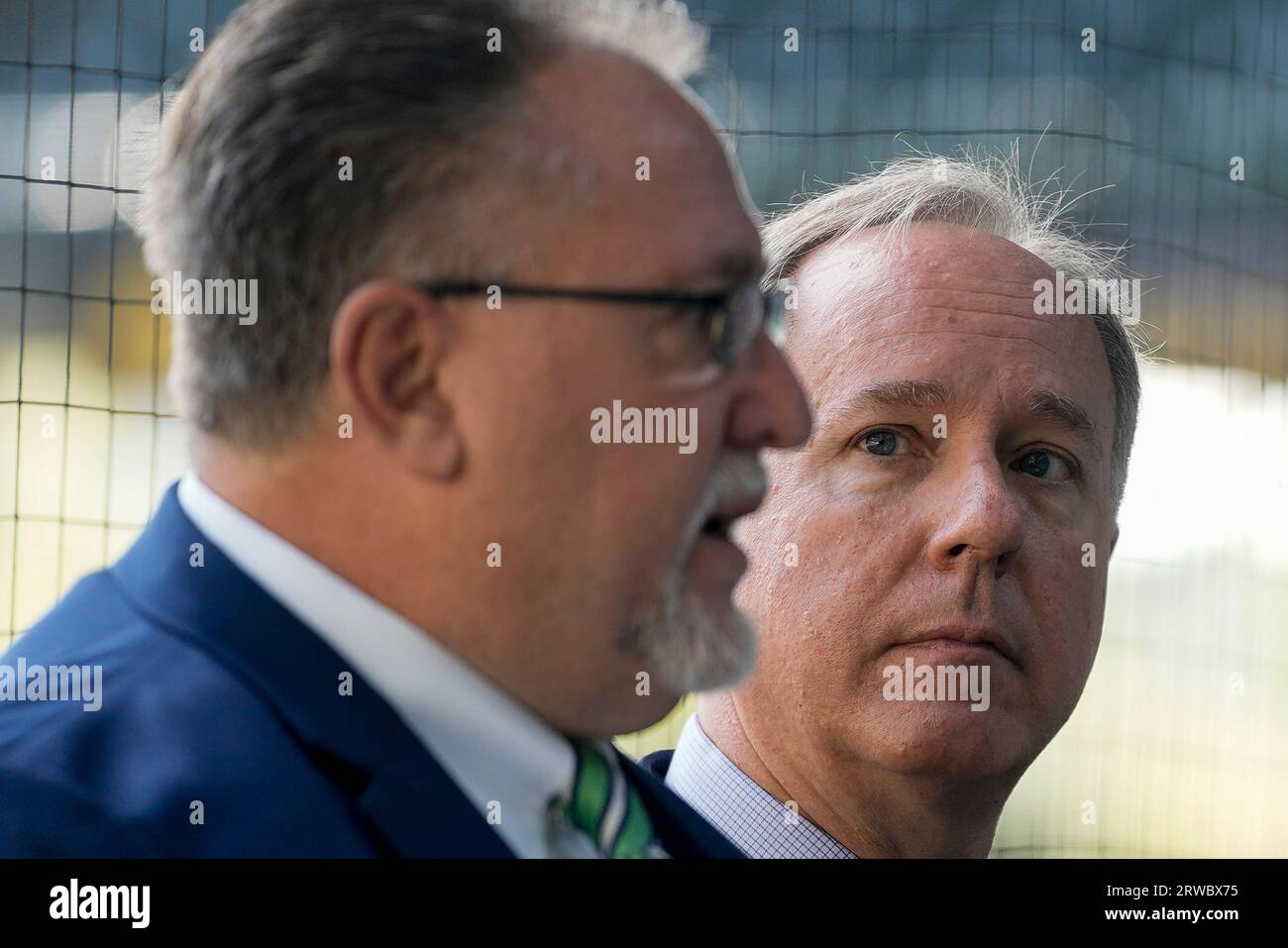 Wisconsin Speaker of the Assembly Robin Vos listens to State Rep ...