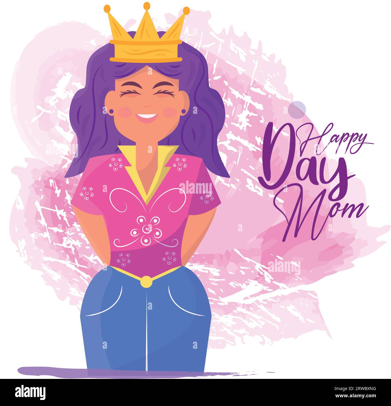 Queen mum Stock Vector Images - Alamy