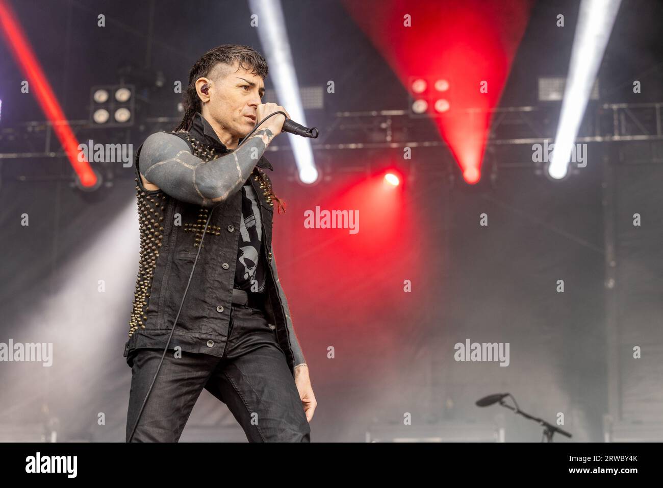 Chicago, USA. 17th Sep, 2023. Davey Havok of AFI during Riot Fest Music ...