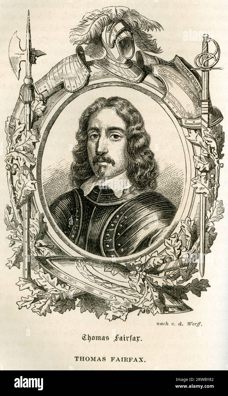 Europa, Großbritannien, Yorkshire, Thomas Fairfax, 3. Lord Fairfax of ...