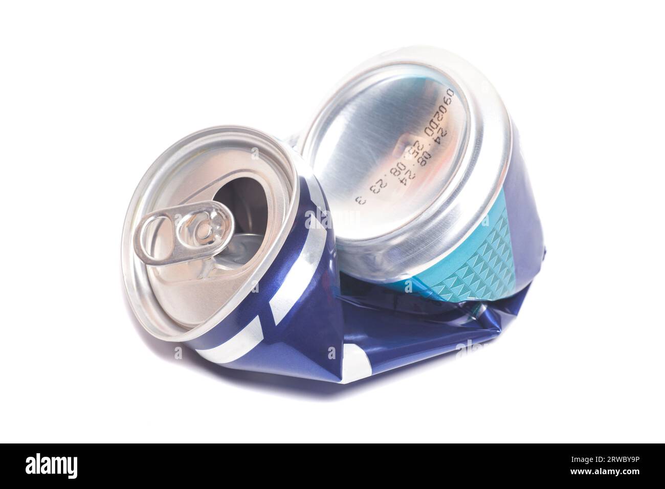Crushed coke can Cut Out Stock Images & Pictures - Alamy