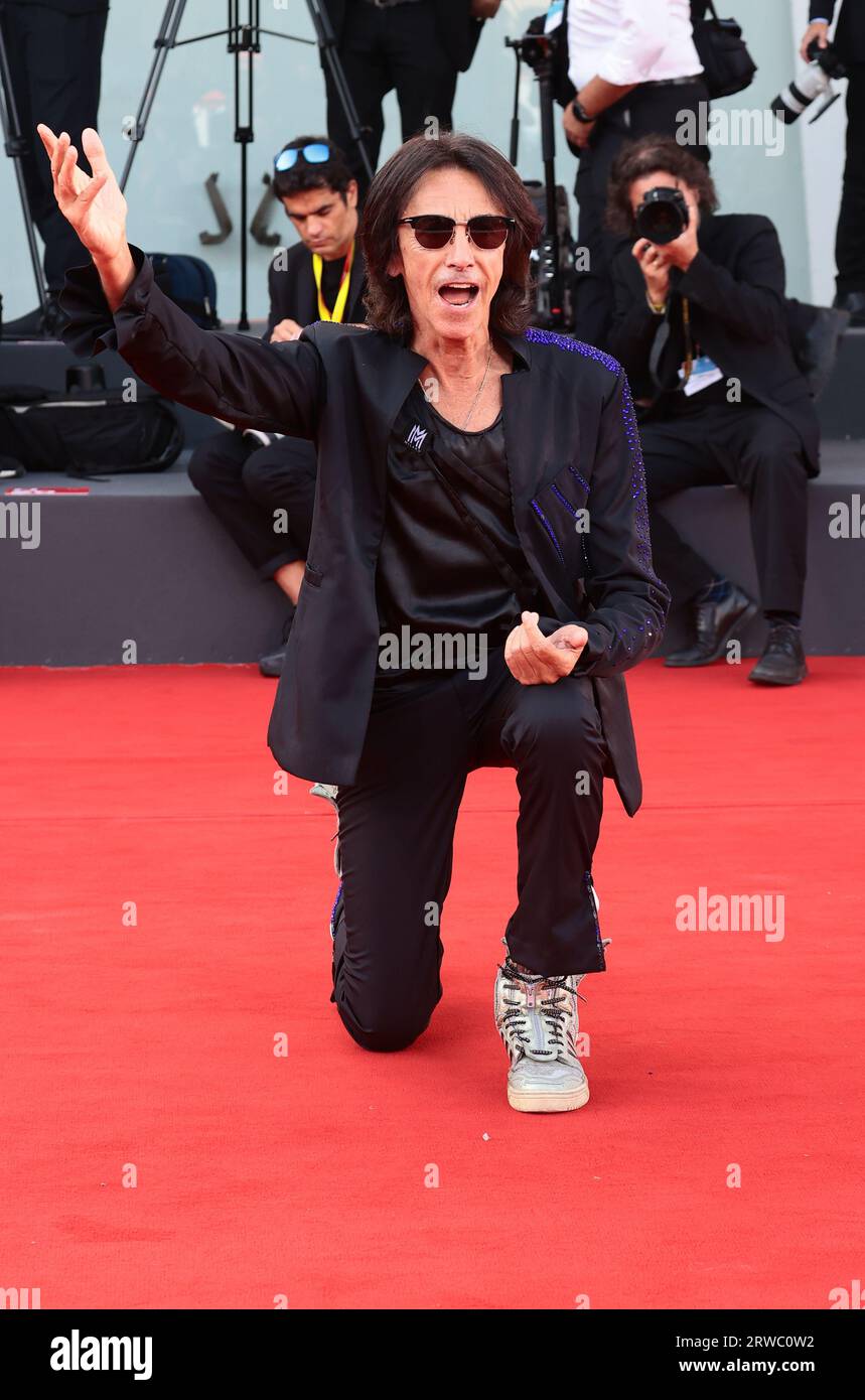 VENICE, ITALY - SEPTEMBER 01: Alberto Fortis attends a red carpet for ...