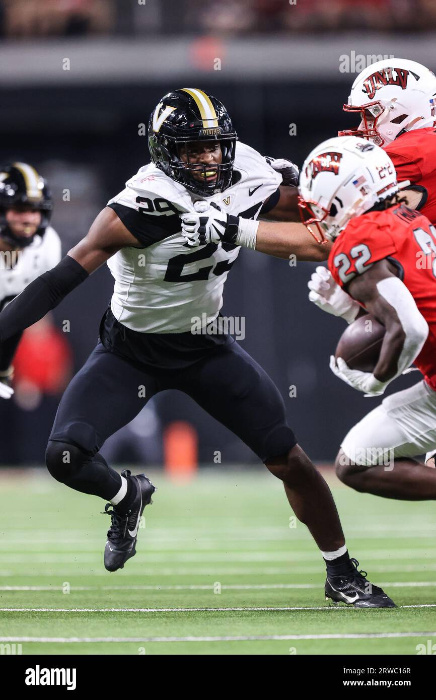 September 16, 2023: Vanderbilt Commodores defensive back Miles Capers ...