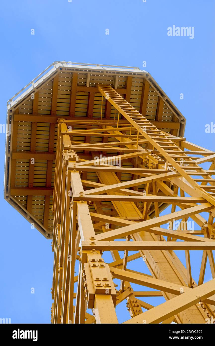 Granada Relocation Center internment camp reconstructed wooden truss ...