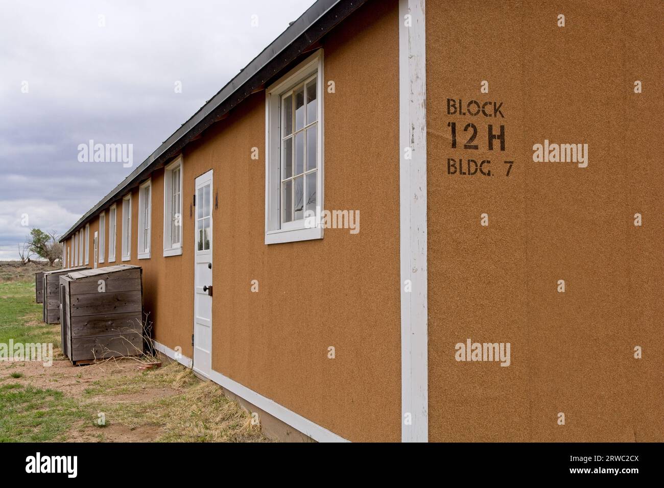 Reconstructed Block 12H Barracks number 7 of World War II era Granada ...